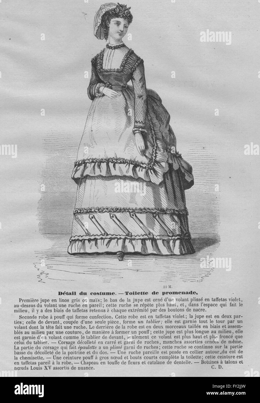 19th century parisian fashion hi-res stock photography and images - Alamy