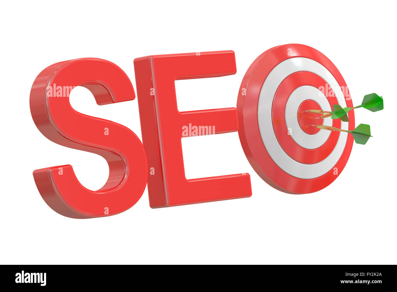 SEO concept, 3D rendering isolated on white background Stock Photo - Alamy