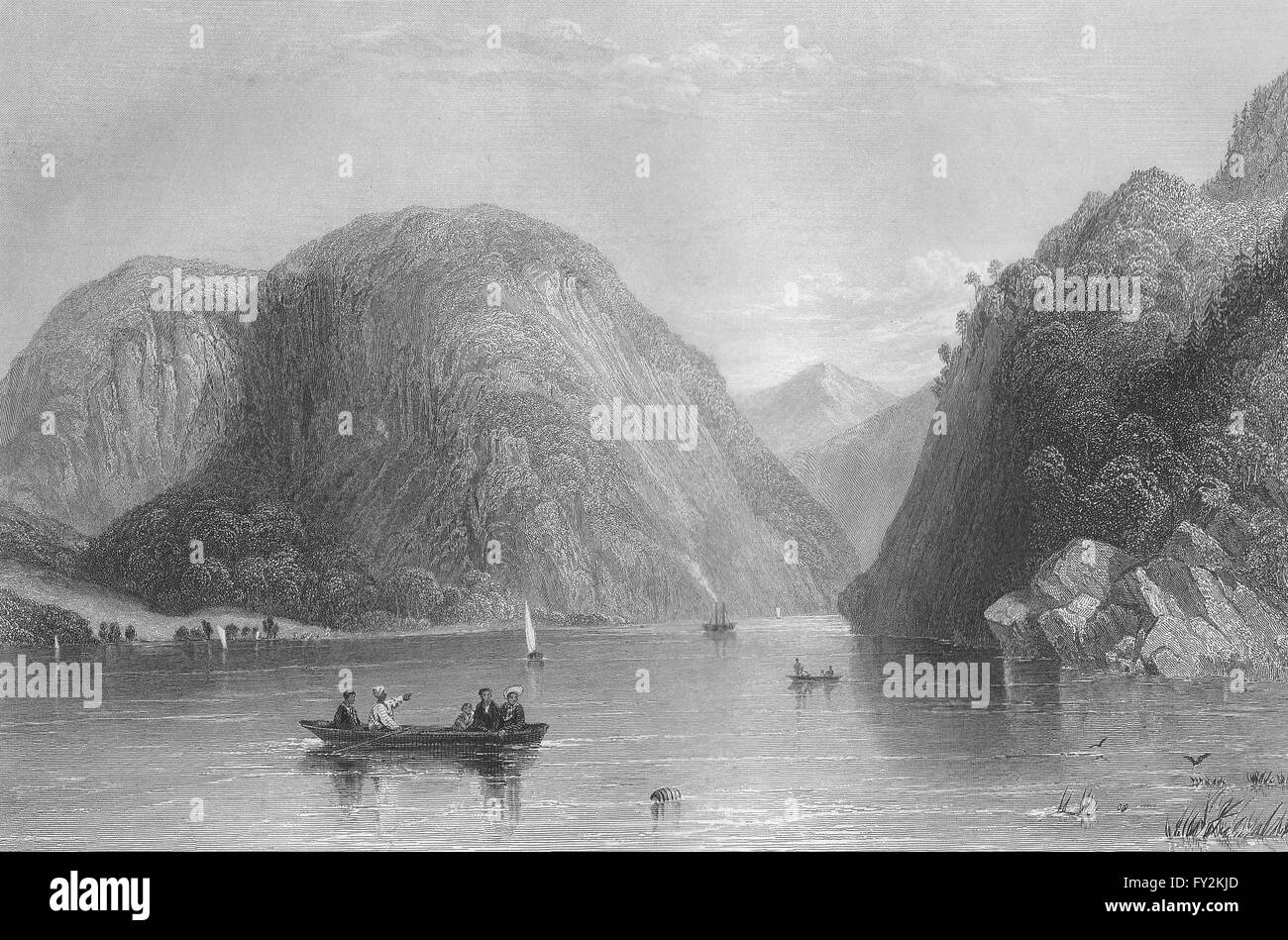 Rogers slide lake george Black and White Stock Photos & Images - Alamy