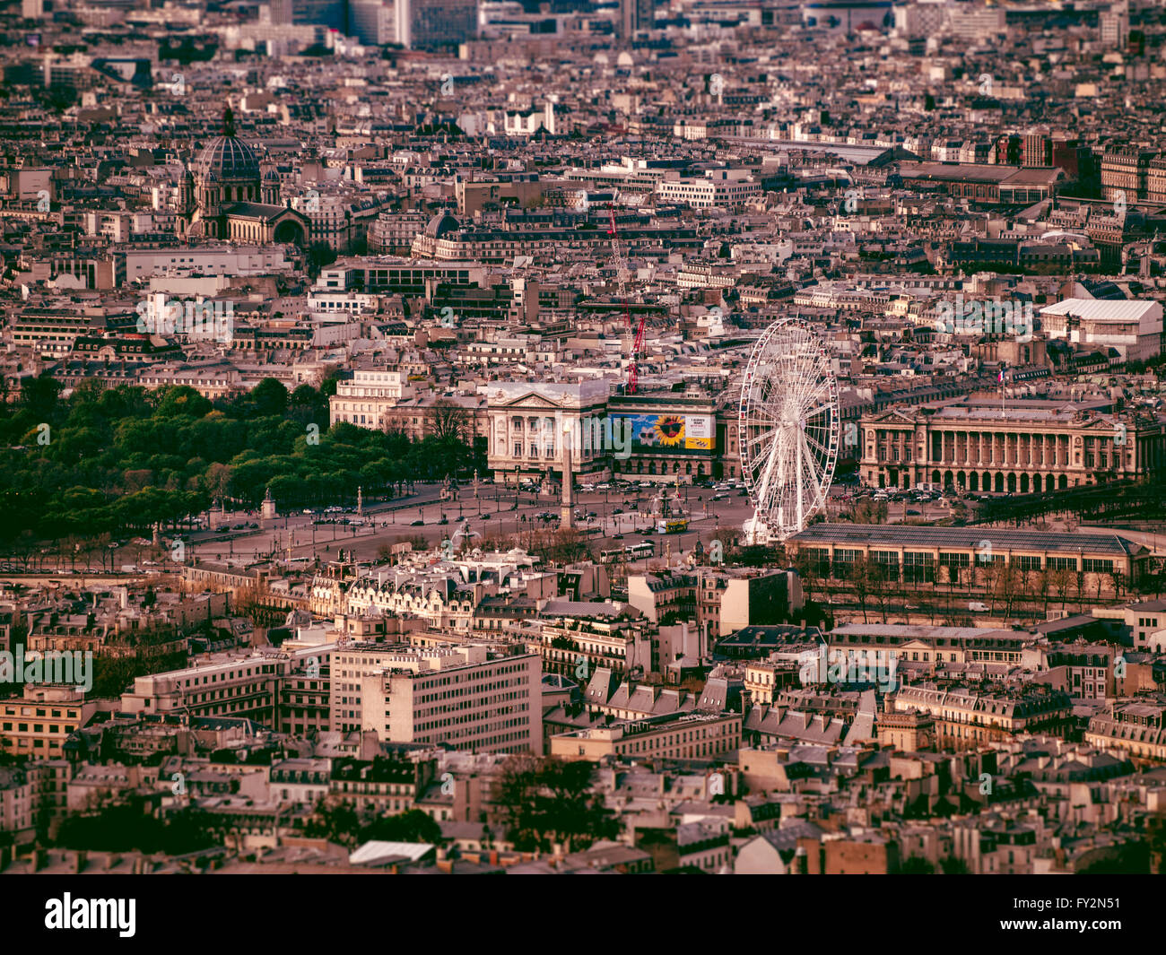 Aerial view paris hi-res stock photography and images - Alamy