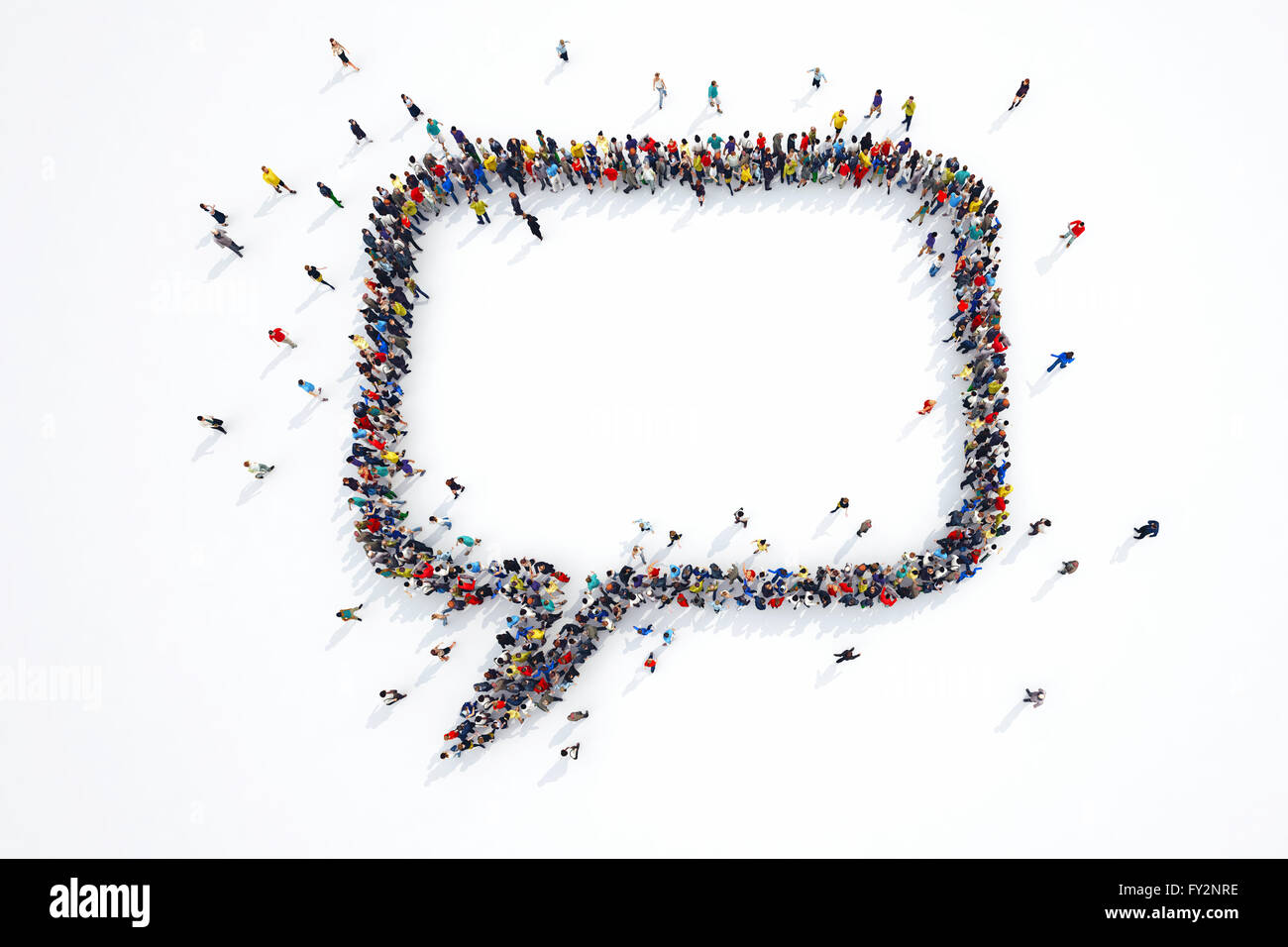 3D rendering of comics people Stock Photo - Alamy