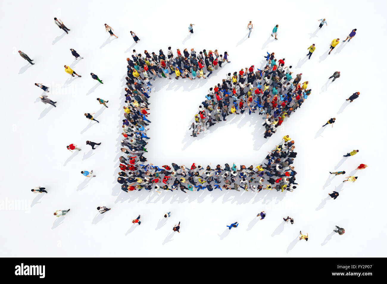 3d people connection hi-res stock photography and images - Alamy