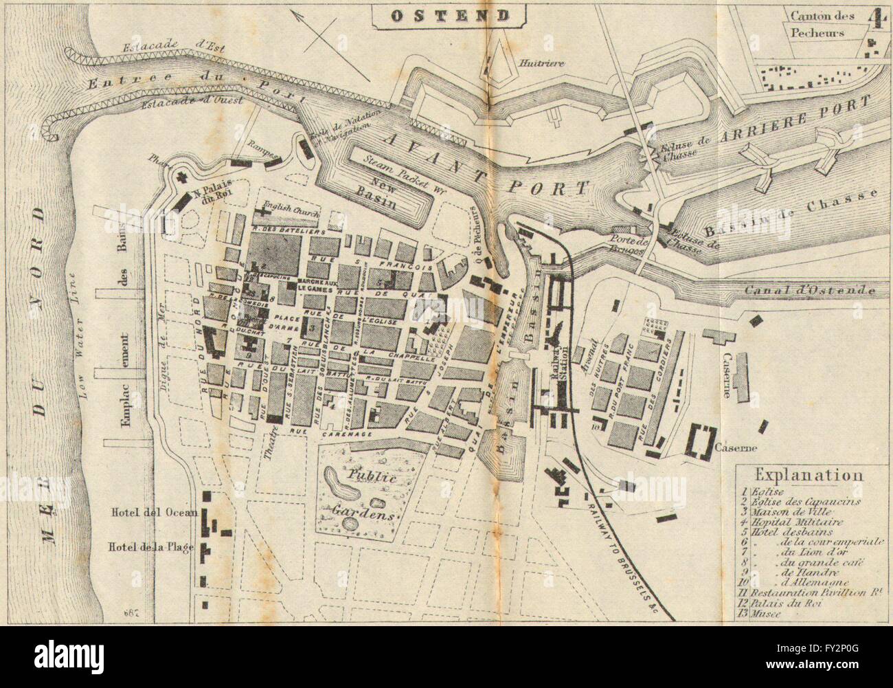 19th Century Ostend High Resolution Stock Photography and Images - Alamy