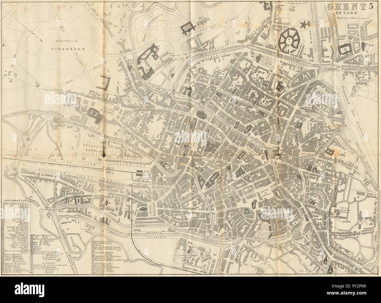 Map Of Gent High Resolution Stock Photography and Images - Alamy