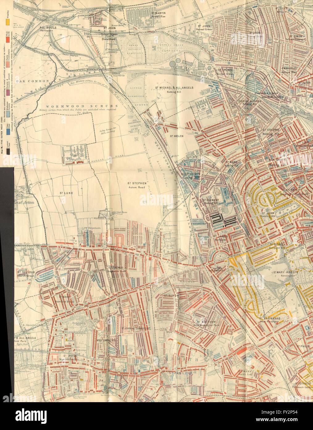 BOOTH POVERTY MAP: Notting Hill Hammersmith Holland Park W Kensington ... BOOTH POVERTY MAP: Notting Hill Hammersmith Holland Park W Kensington ...