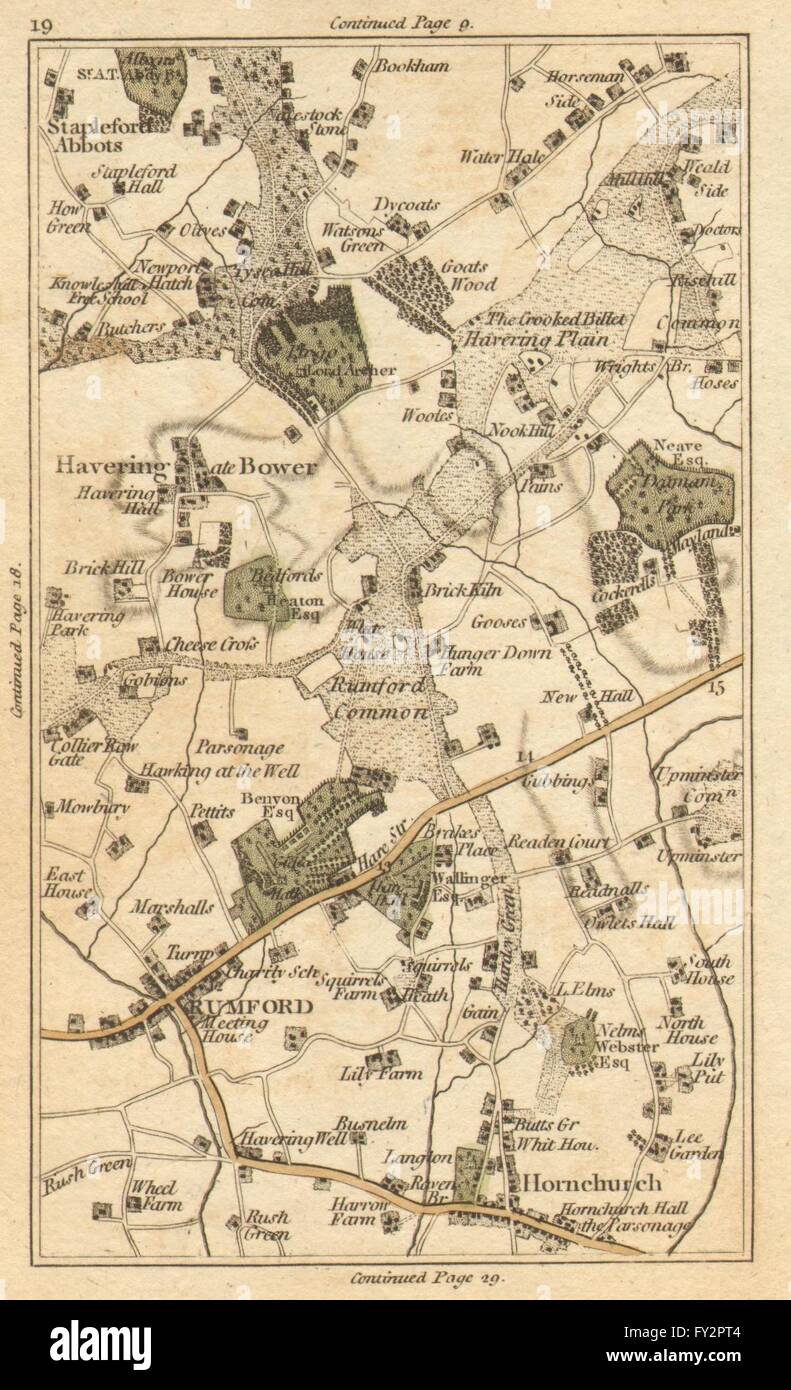 Havering map hi-res stock photography and images - Alamy