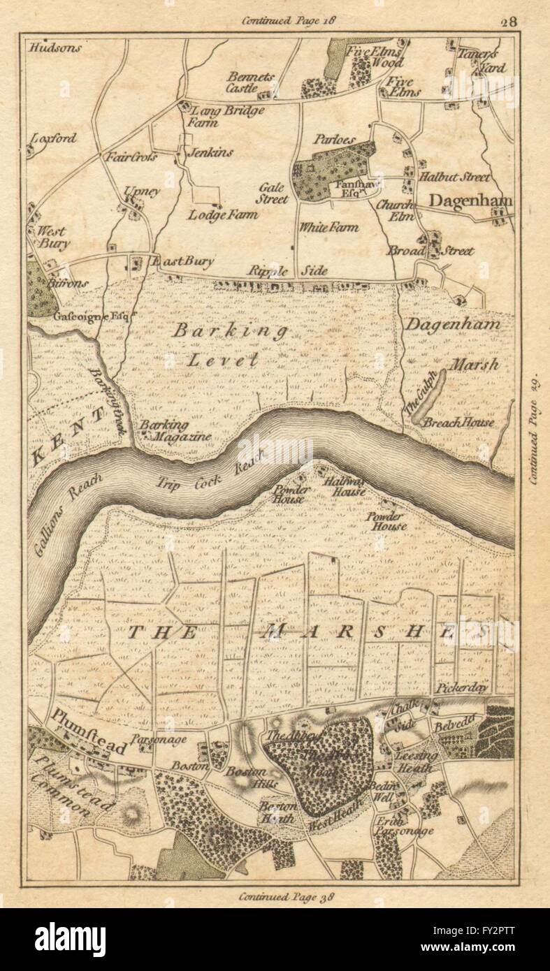 Map of dagenham hi-res stock photography and images - Alamy