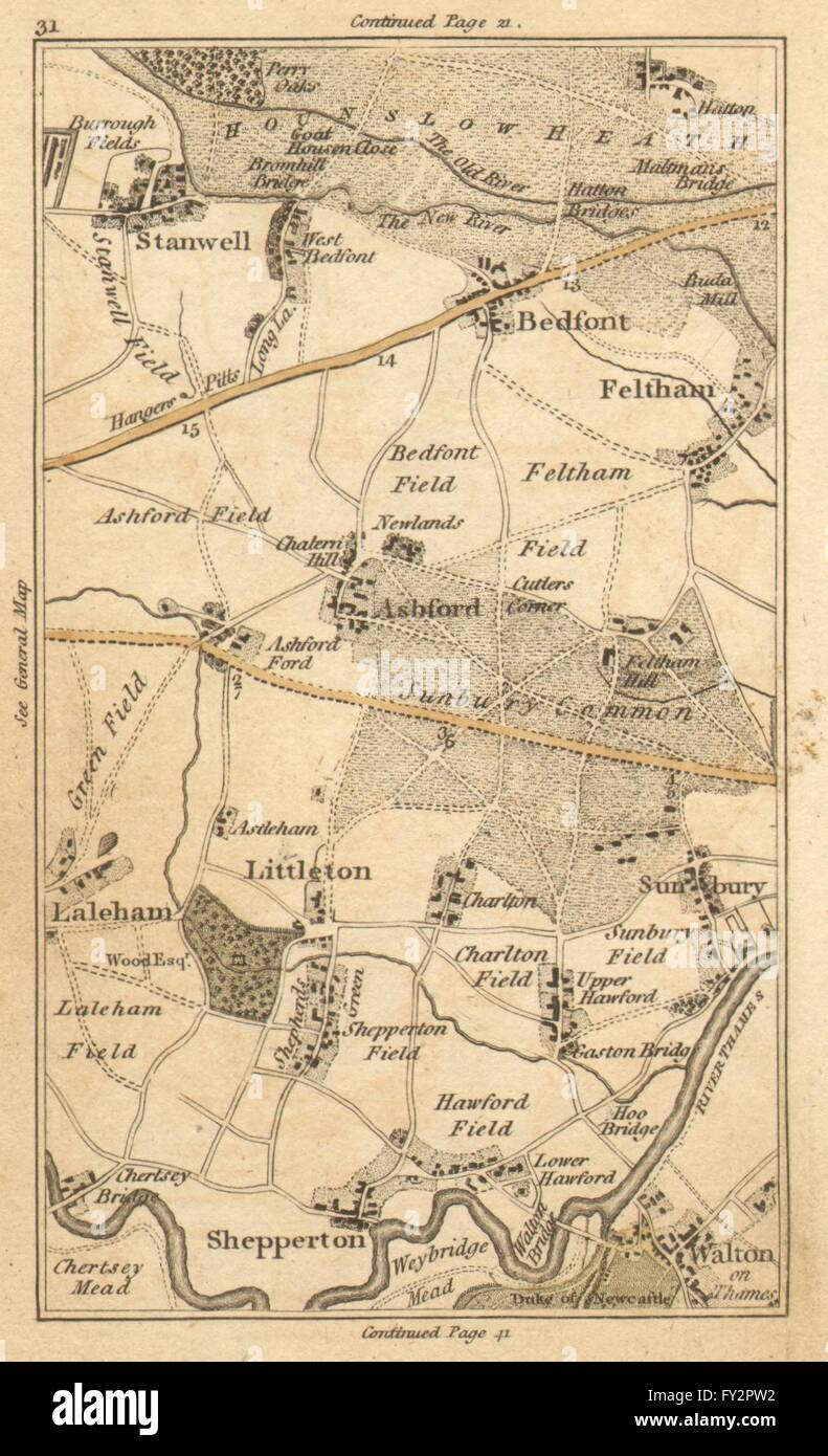 Map of london heathrow hi-res stock photography and images - Alamy