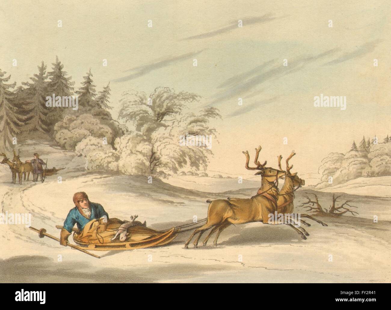 Laplander reindeer hunting hi-res stock photography and images - Alamy