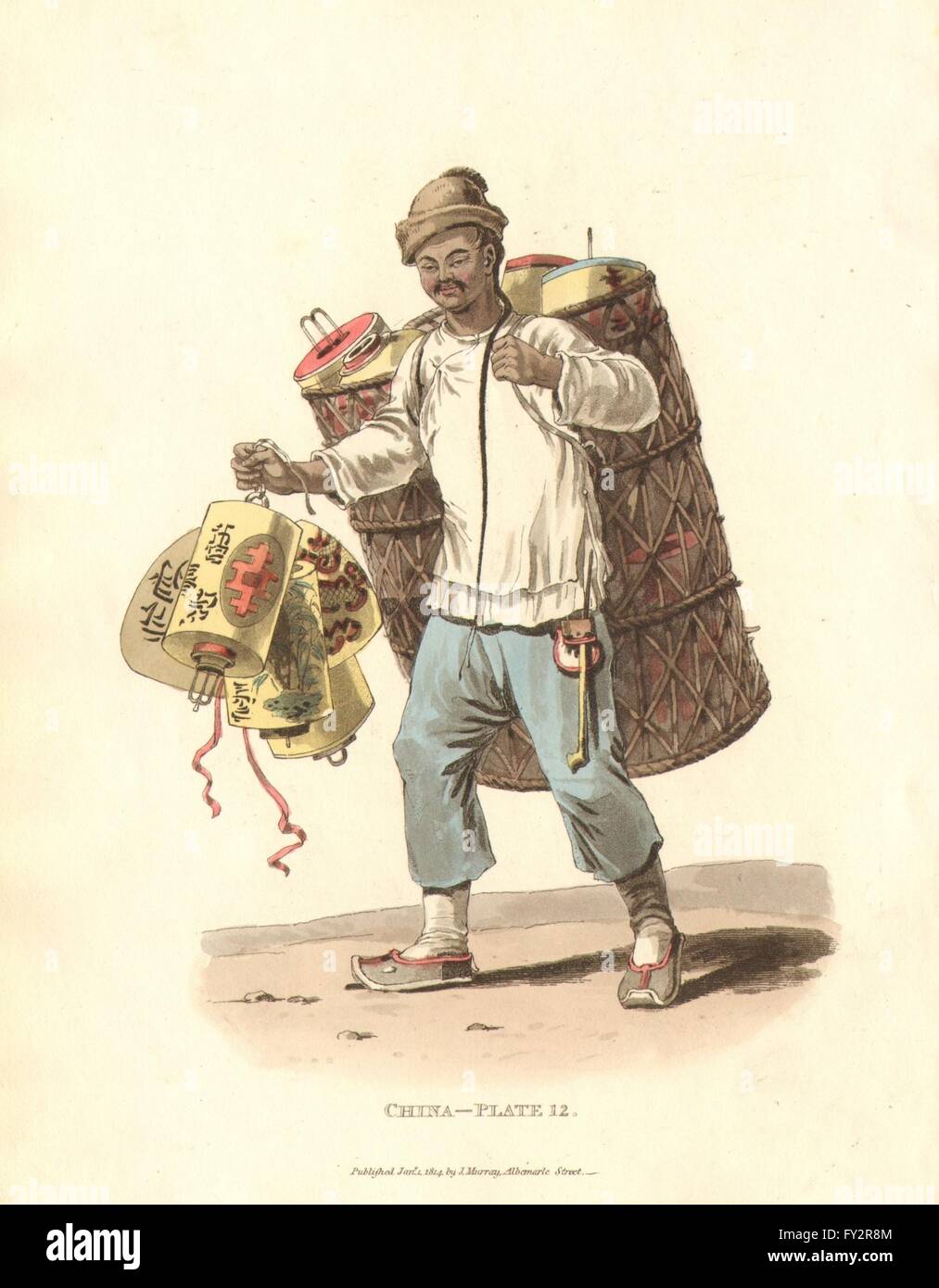 CHINA. Lantern Seller vendor. (Alexander- Chinese dress & manners ...