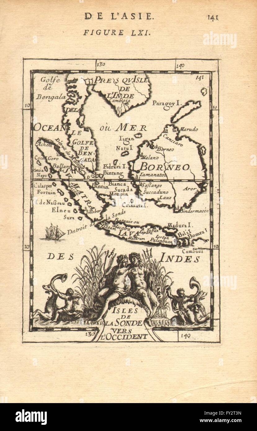 EAST INDIES: Sunda Sumatra Java Borneo Malaya. Indonesia. MALLET, 1683 ...