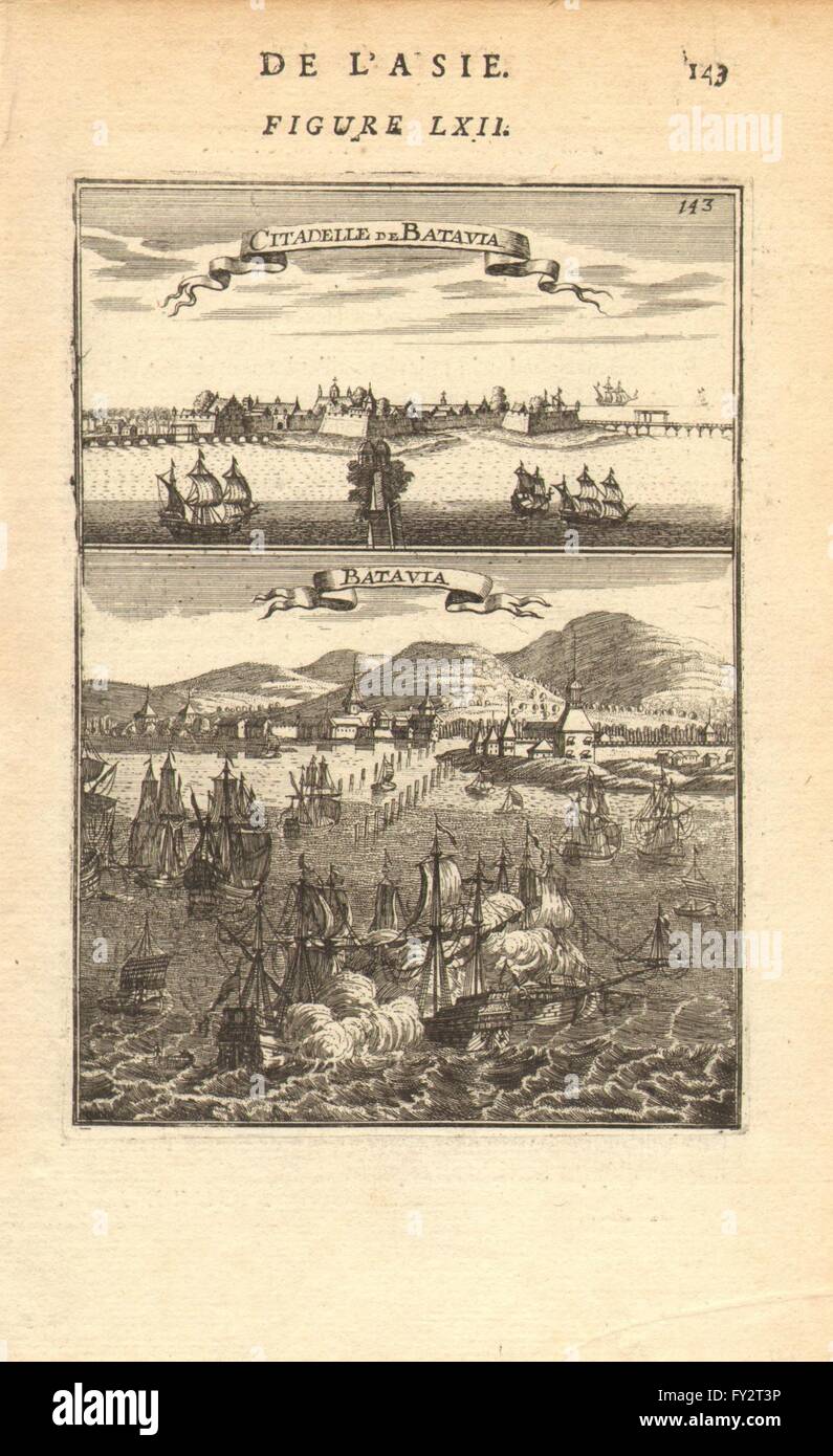 DUTCH EAST INDIES: 'Citadelle de Batavia' (Jakarta) Indonesia. MALLET ...