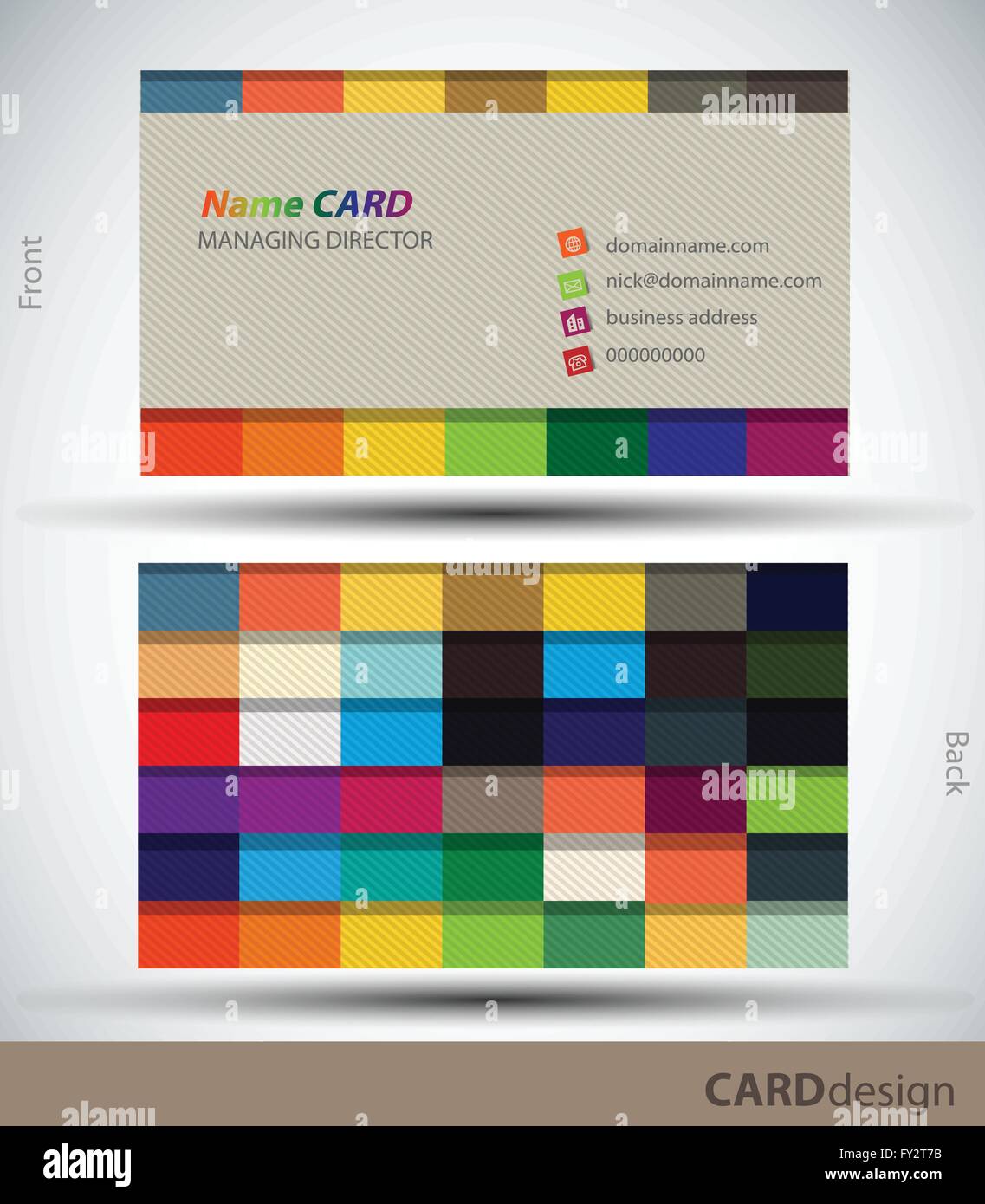 Card design template Stock Vector Image & Art - Alamy