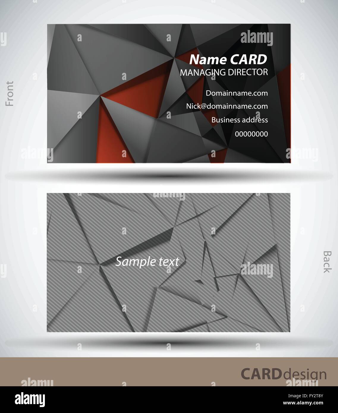 Card design template Stock Vector Image & Art - Alamy