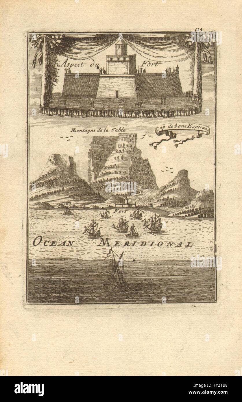 CAPE TOWN: Castle & Cape of Good Hope. Table Mountain. South Africa ...