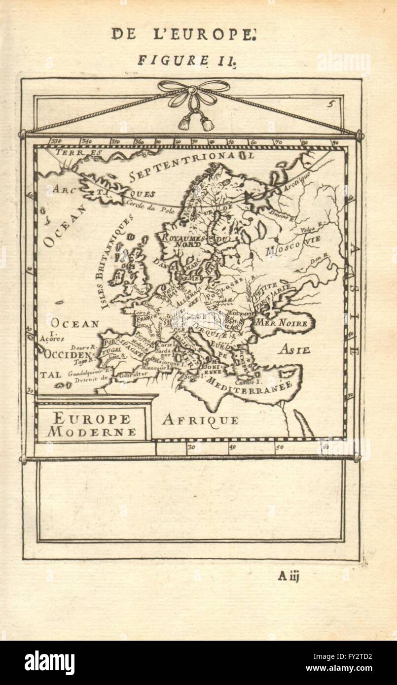 Map of europe 17th century hi-res stock photography and images - Alamy