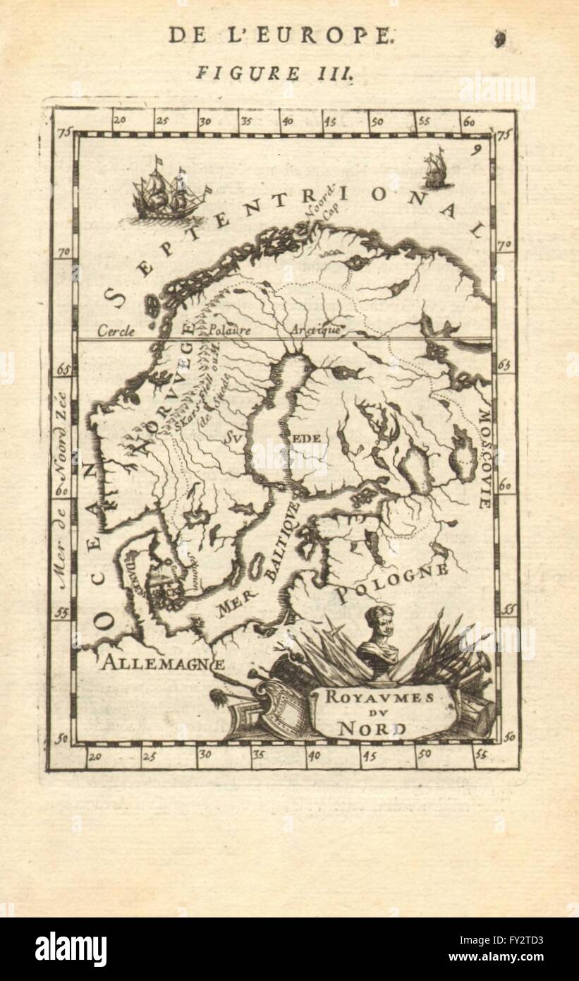 Sweden map 17th century hi-res stock photography and images - Alamy