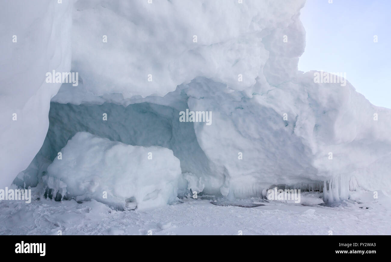 Snow caves of ice Stock Photo - Alamy