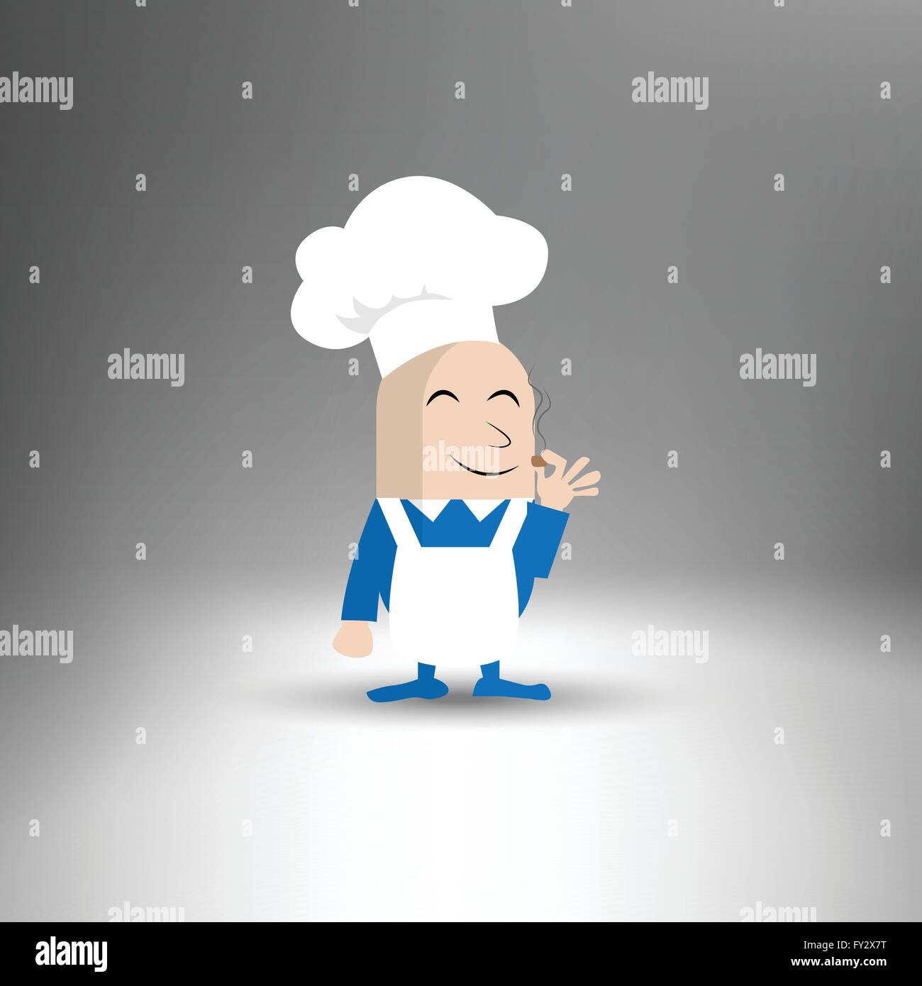 Chef tasting food Stock Vector Image & Art - Alamy