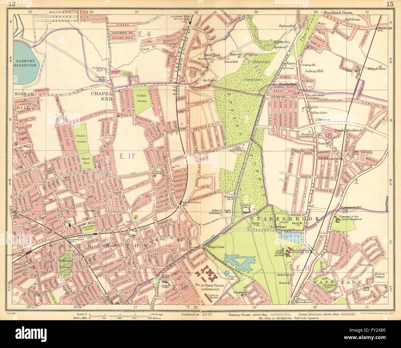 Map of walthamstow hi-res stock photography and images - Alamy