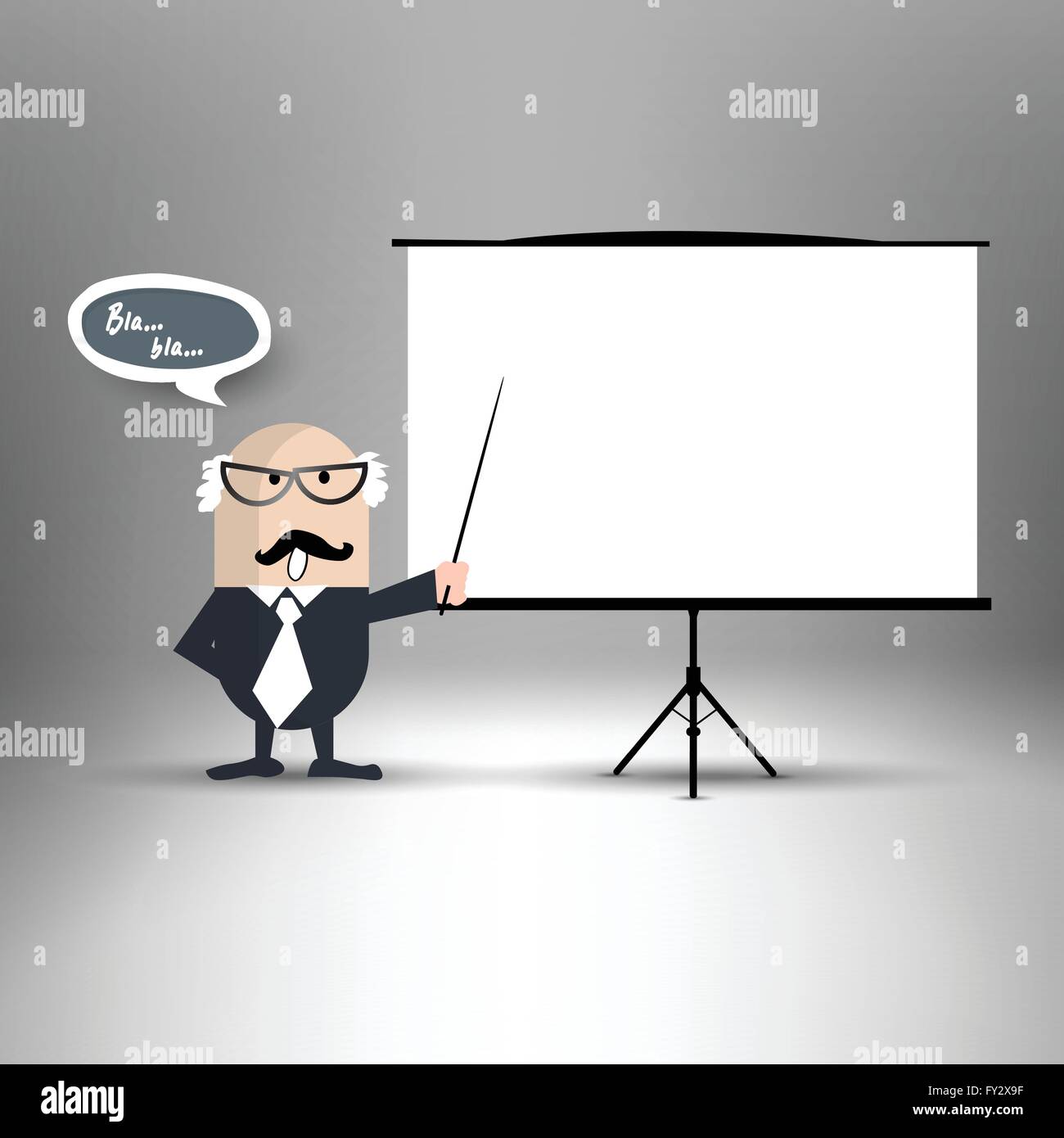 A professor is teaching Stock Vector Image & Art - Alamy