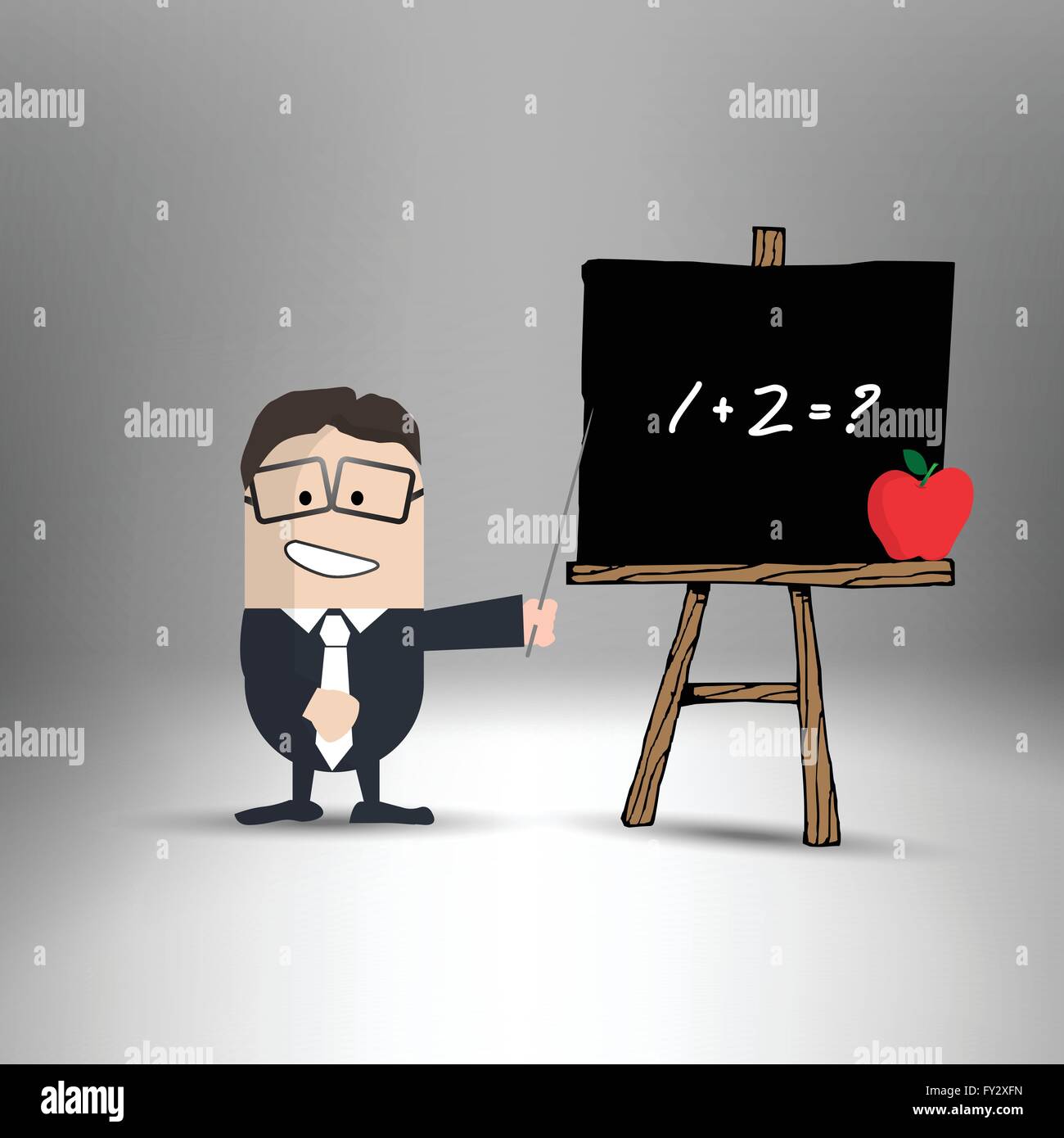 Art calculate cartoon count Stock Vector Images - Alamy