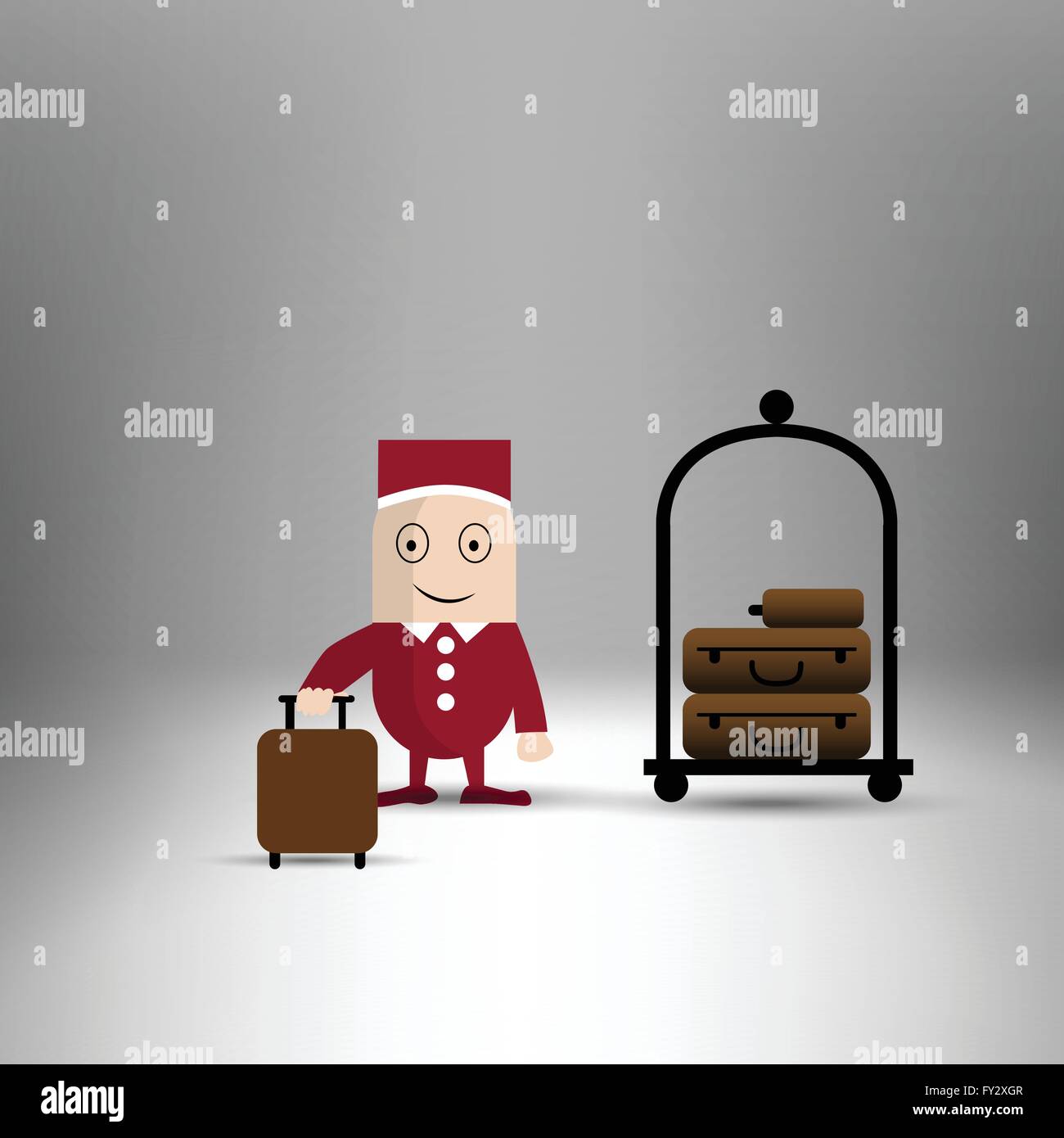 Waiting room in hotel Stock Vector Images - Alamy