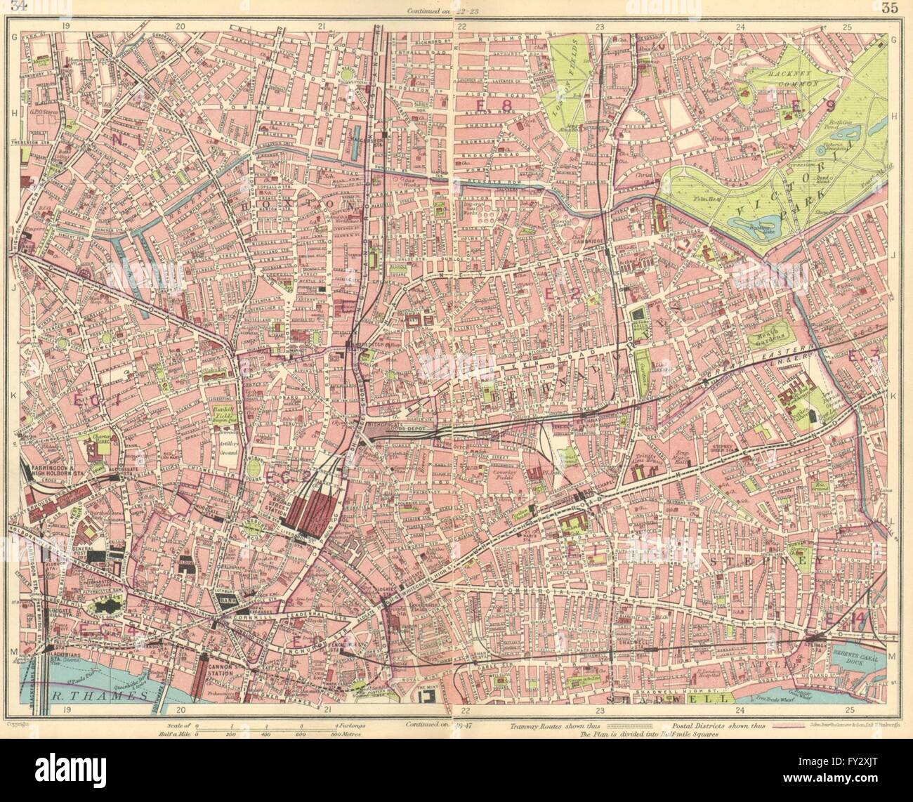 LONDON E: Islington Bethnal Green Hoxton City Stepney Shadwell, 1930 ...