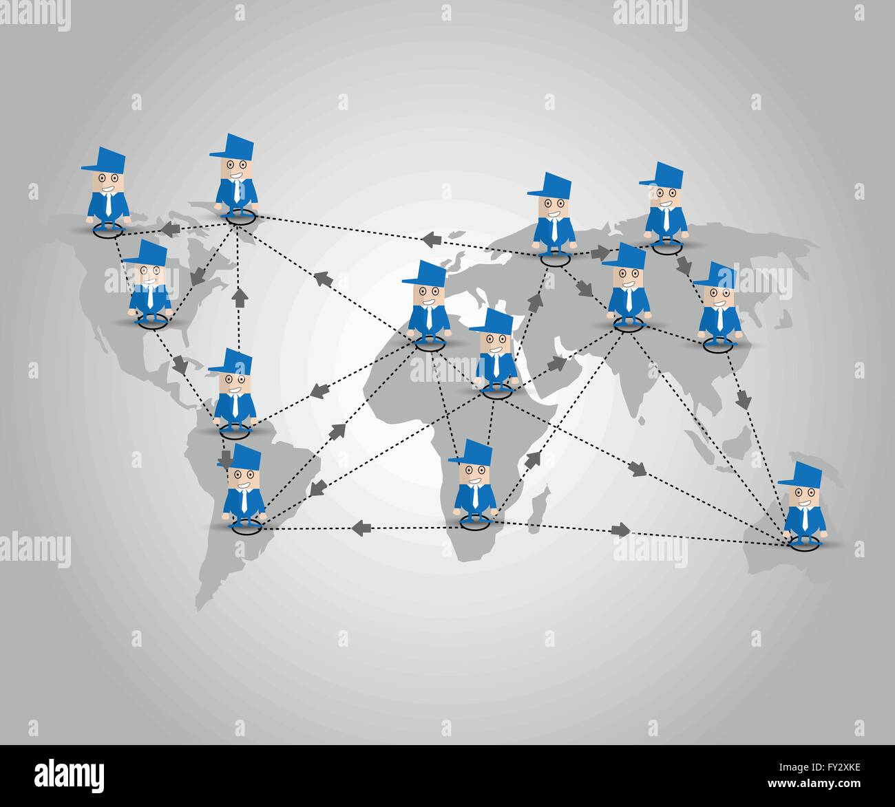 Global connectivity artwork Stock Vector Images - Alamy