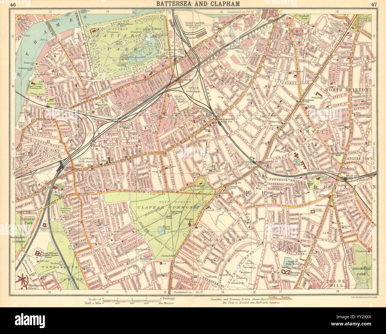 Brixton london map hi-res stock photography and images - Alamy