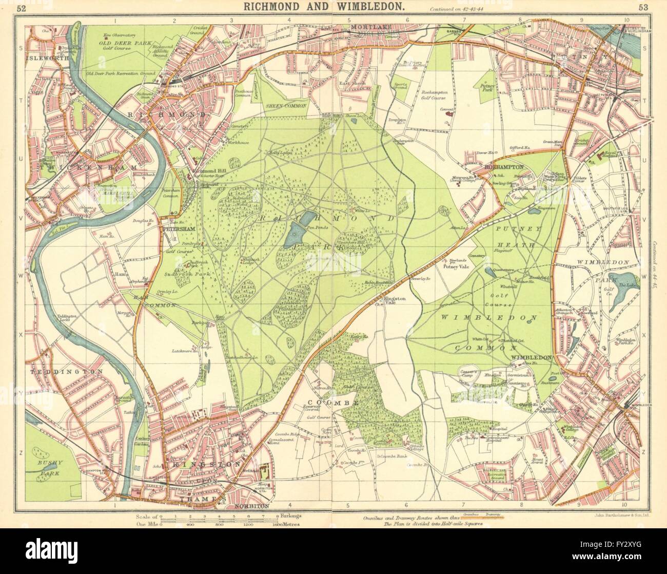 LONDON SW: Richmond Wimbledon Putney Twickenham Kingston-upon-Thames ...