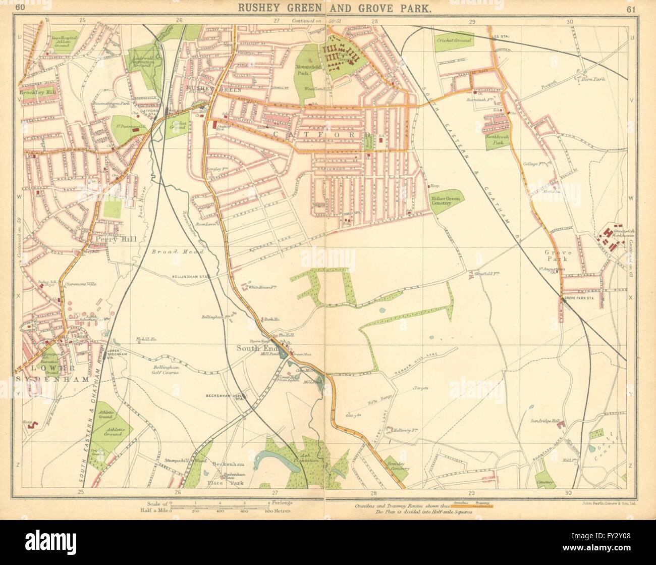 Map of beckenham hi-res stock photography and images - Alamy