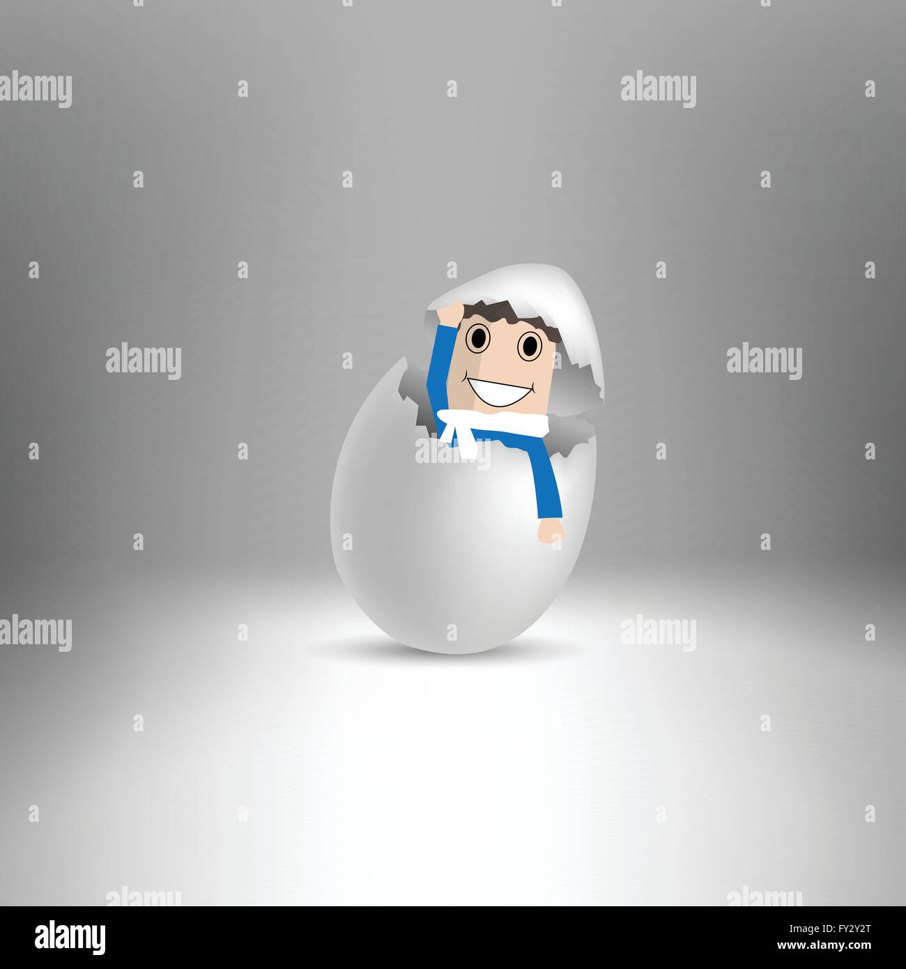 Human face in egg Stock Vector Images - Alamy