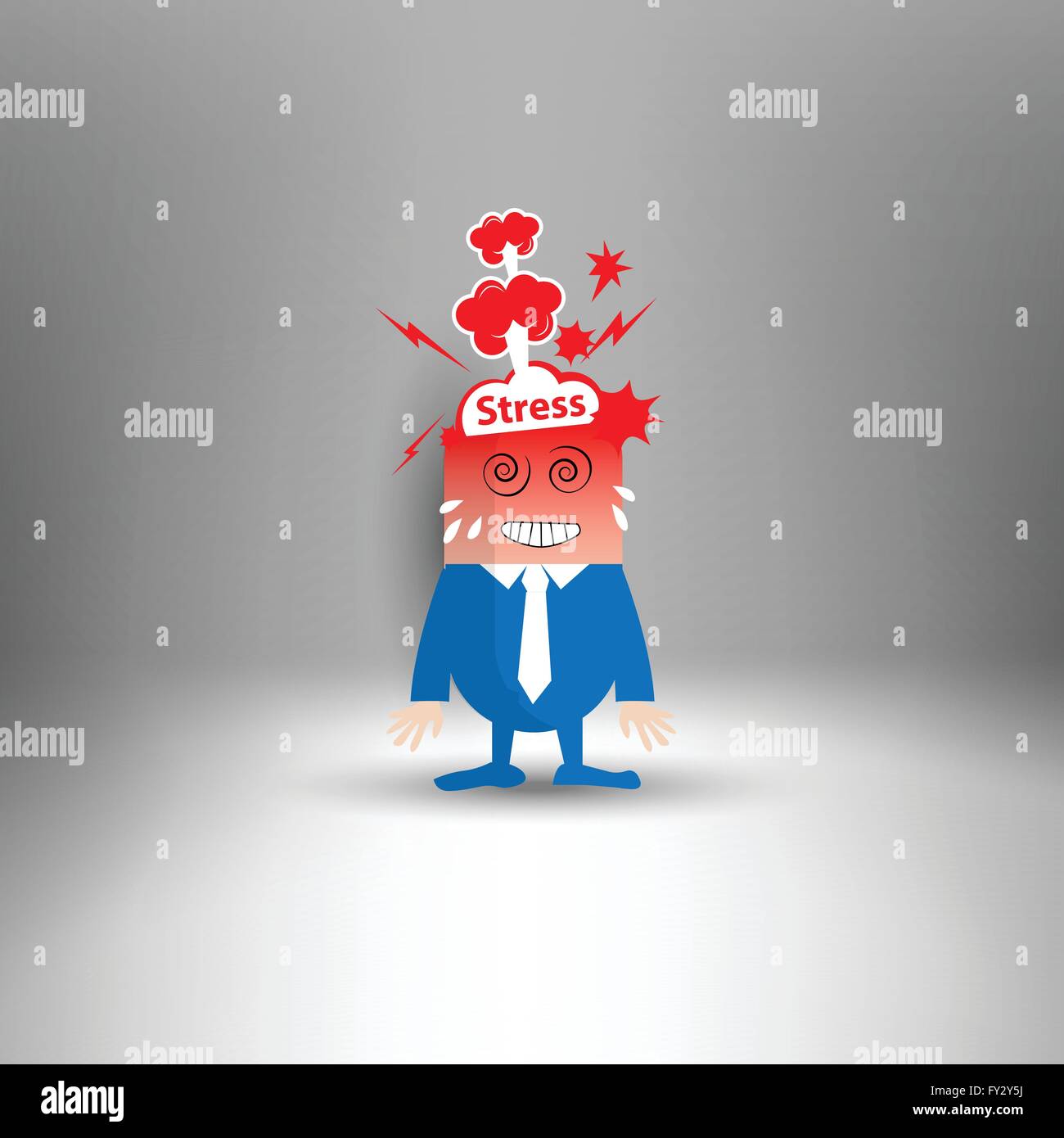 Stress - Nervous Breakdown Stock Vector Image & Art - Alamy