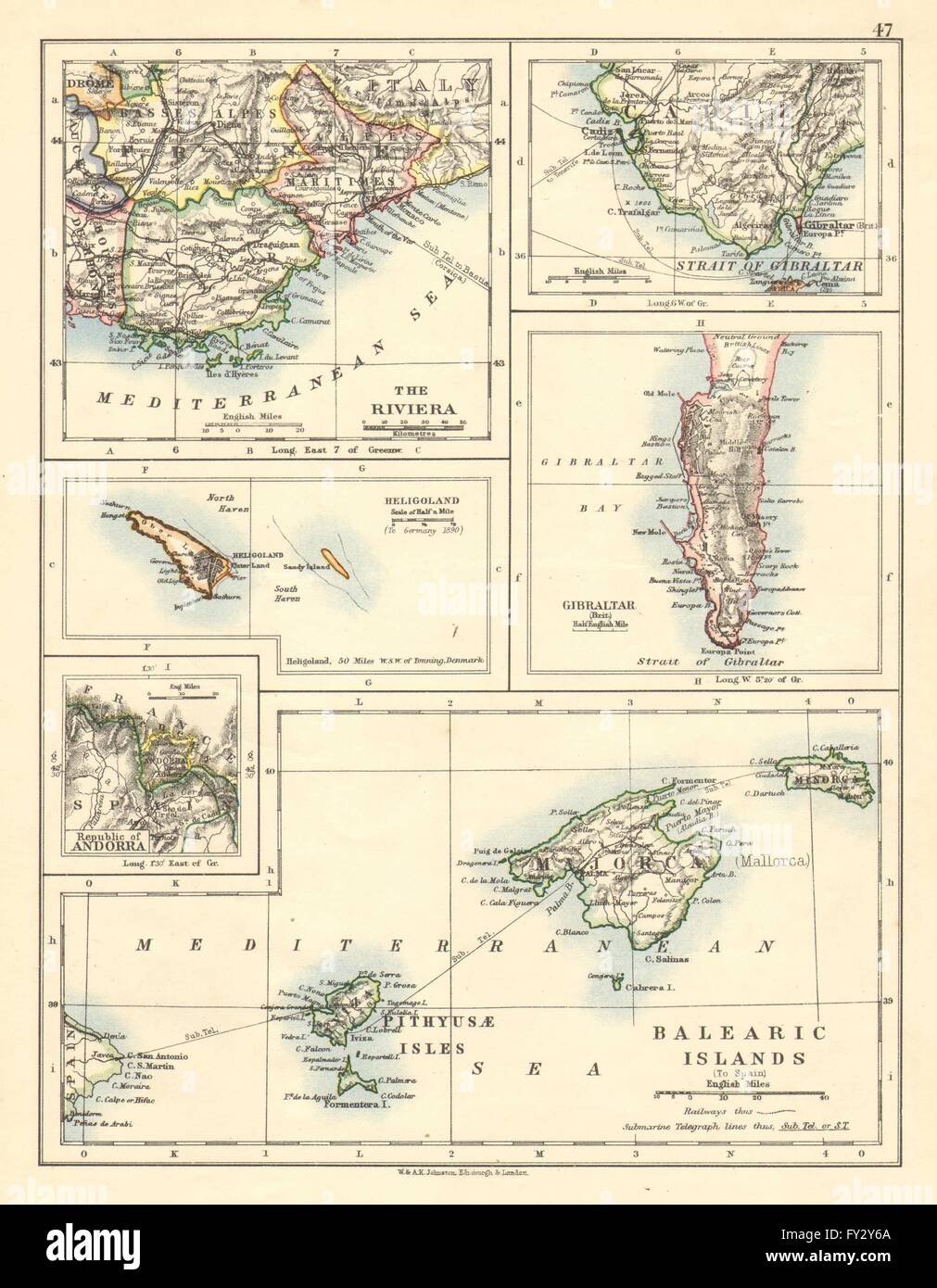 Heligoland map hi-res stock photography and images - Alamy