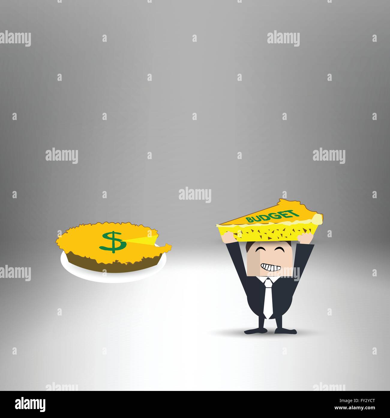 Business cartoon budget allocation hi-res stock photography and images ...