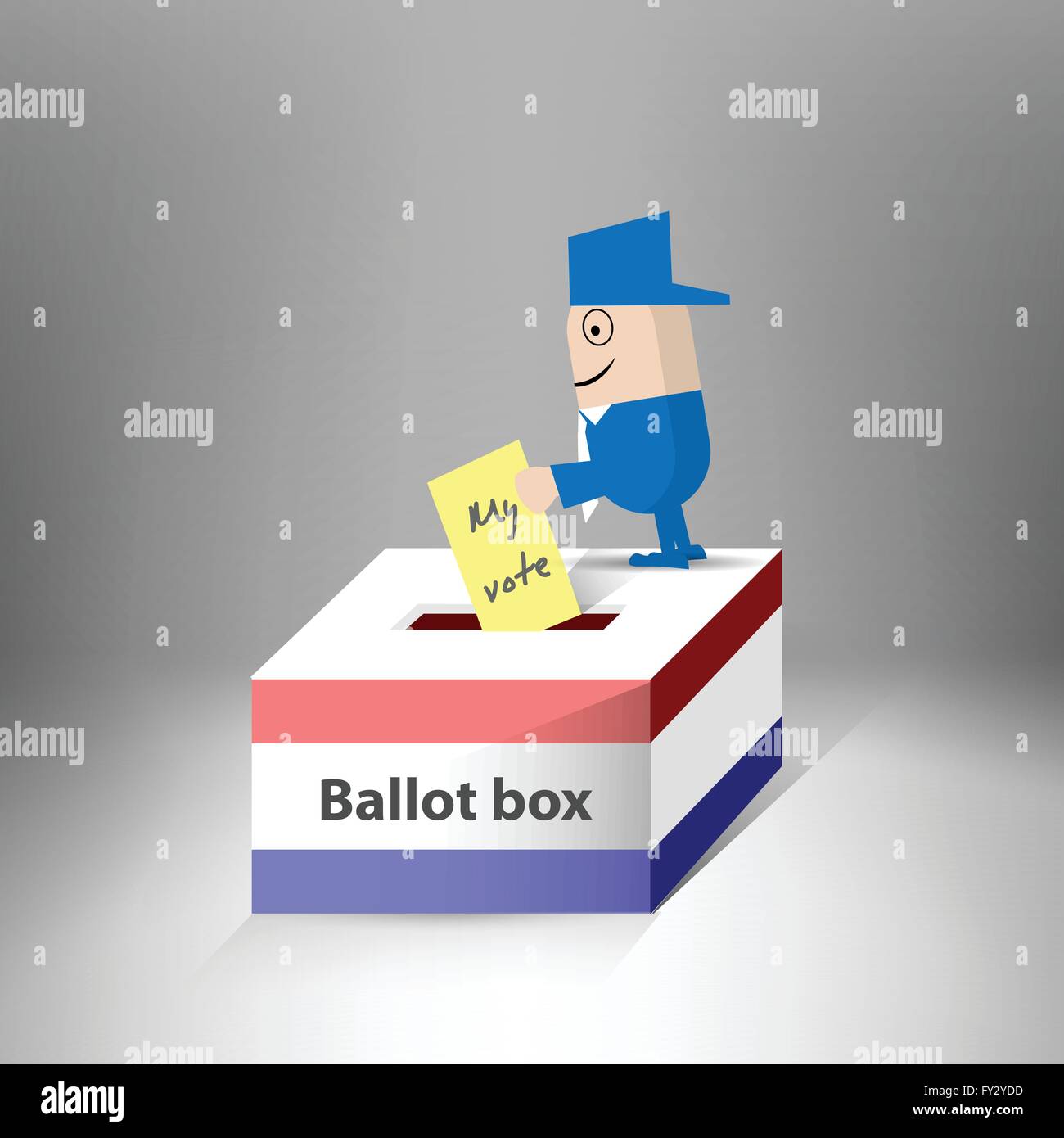 Cartoon political decision hi-res stock photography and images - Alamy