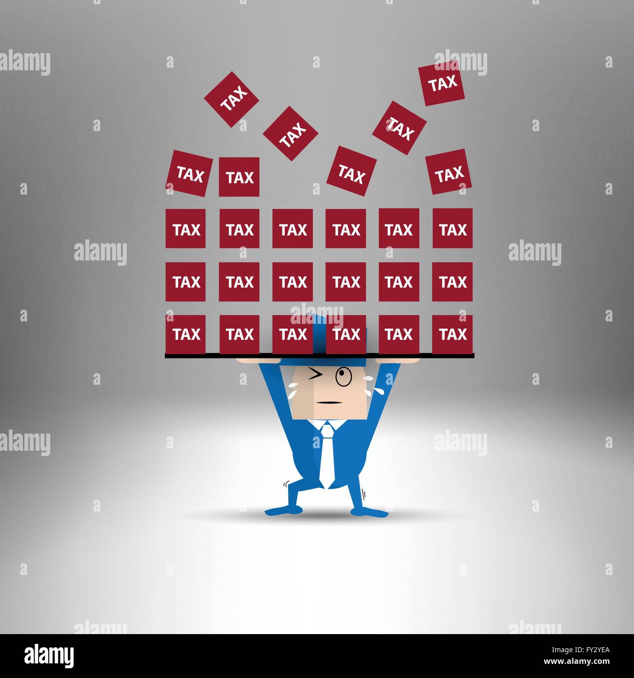 Income tax cartoon hi-res stock photography and images - Alamy