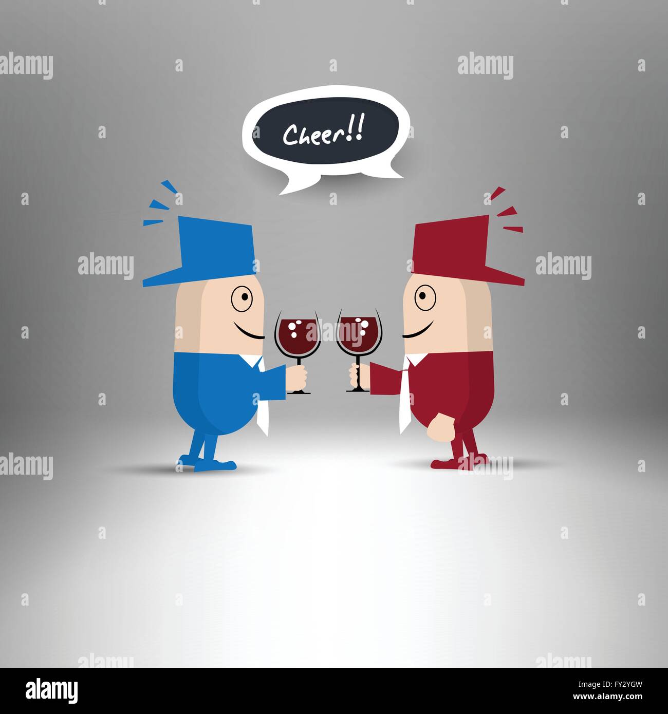 Standing toast Stock Vector Images - Alamy