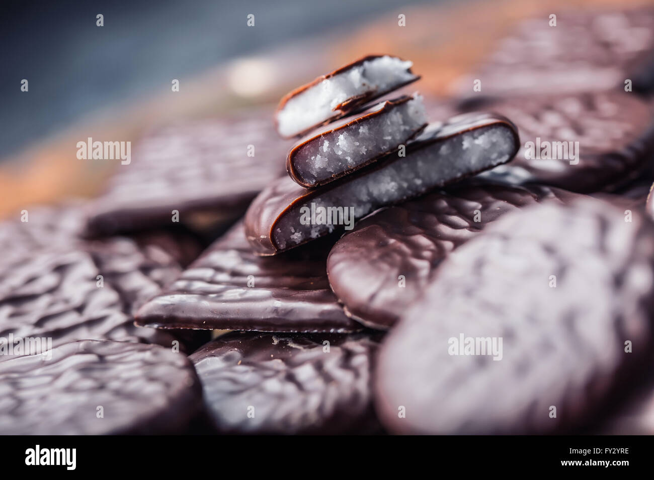 Chocolate peppermint cookies.Mint. Peppermint. Menthol. Black chocolate ...