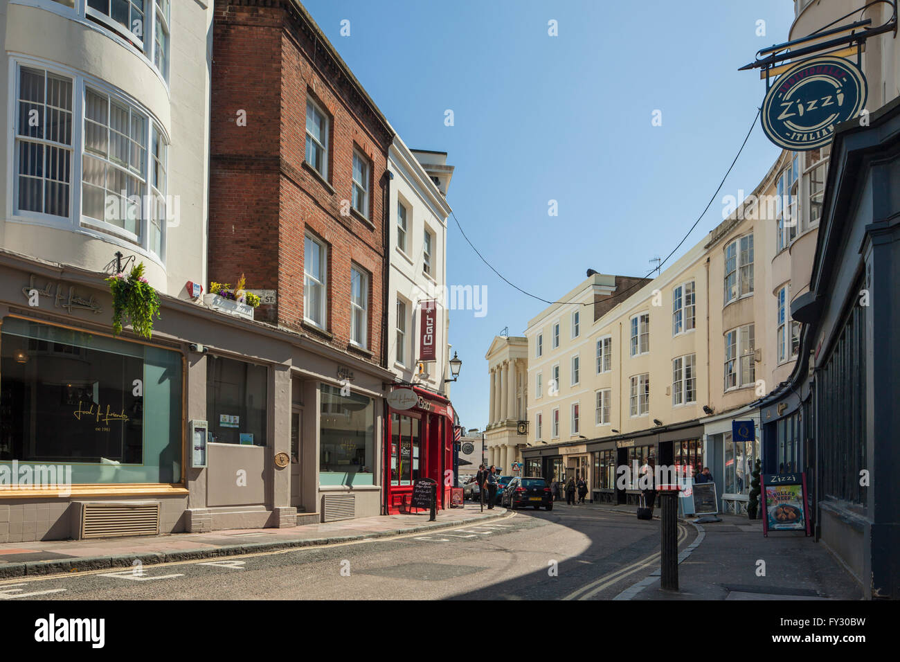 Spring day in the Lanes, Brighton, East Sussex, England Stock Photo - Alamy