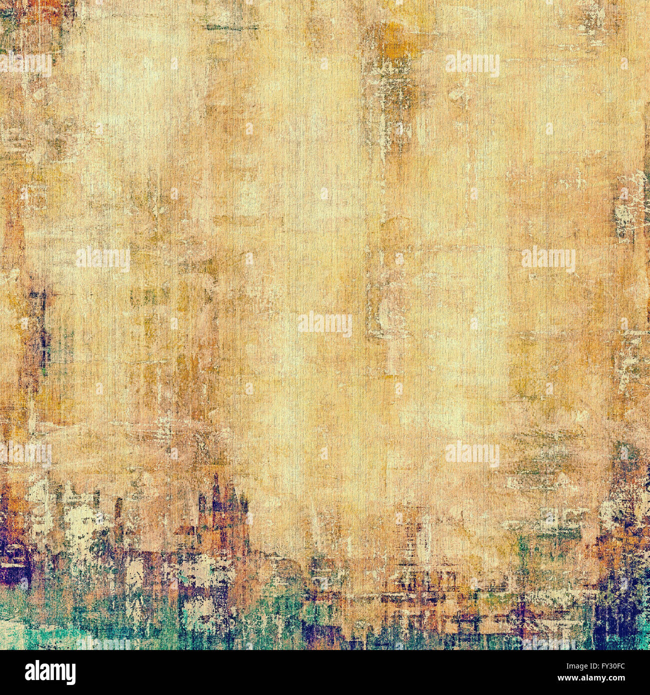 Old antique texture (for background). With different color patterns ...