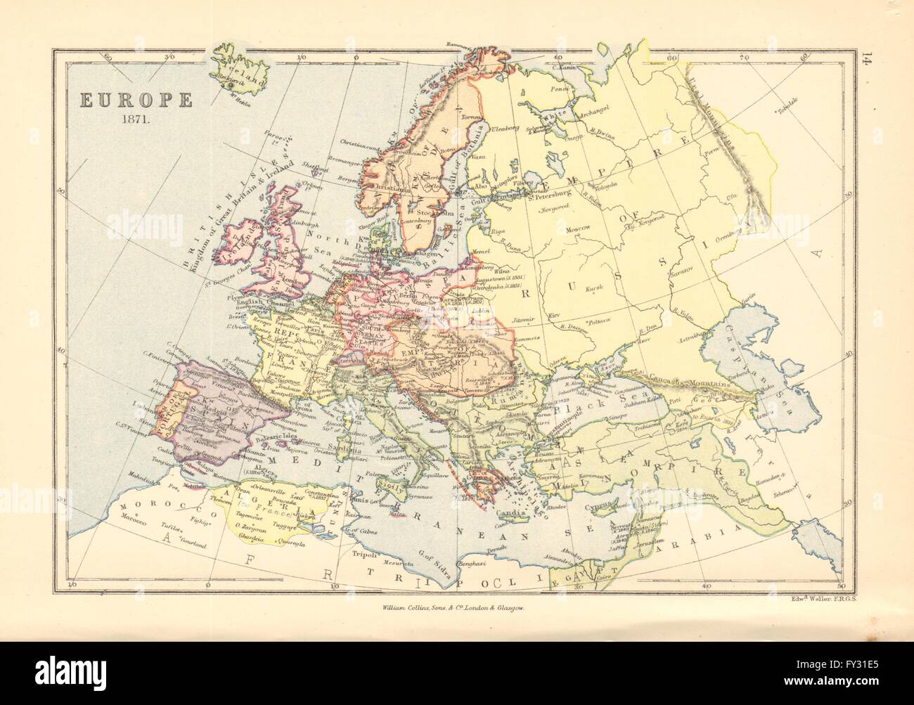 1878 london map hi-res stock photography and images - Alamy