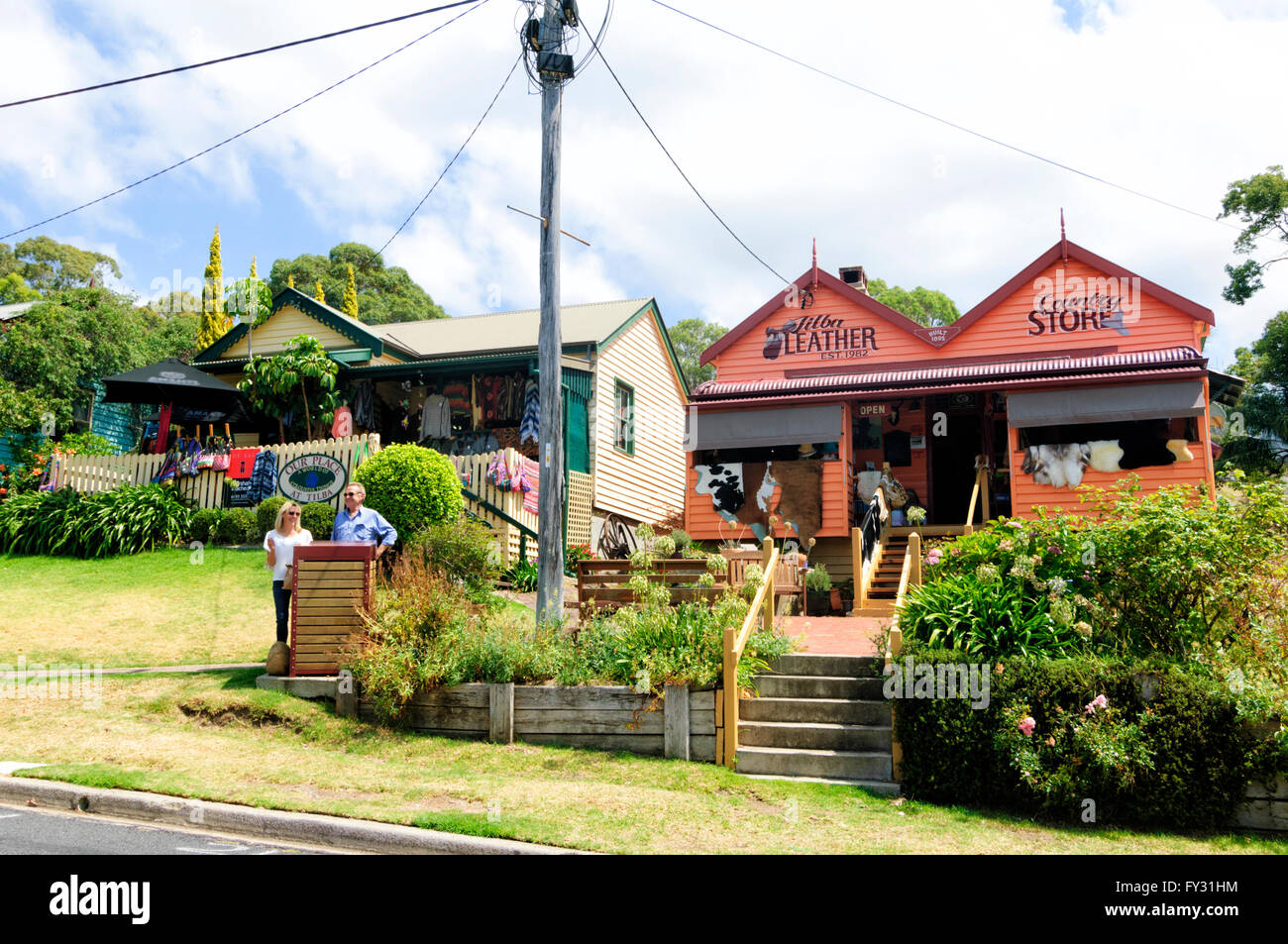 Gifts Shop in the picturesque village of Central Tilba, New South Wales ...