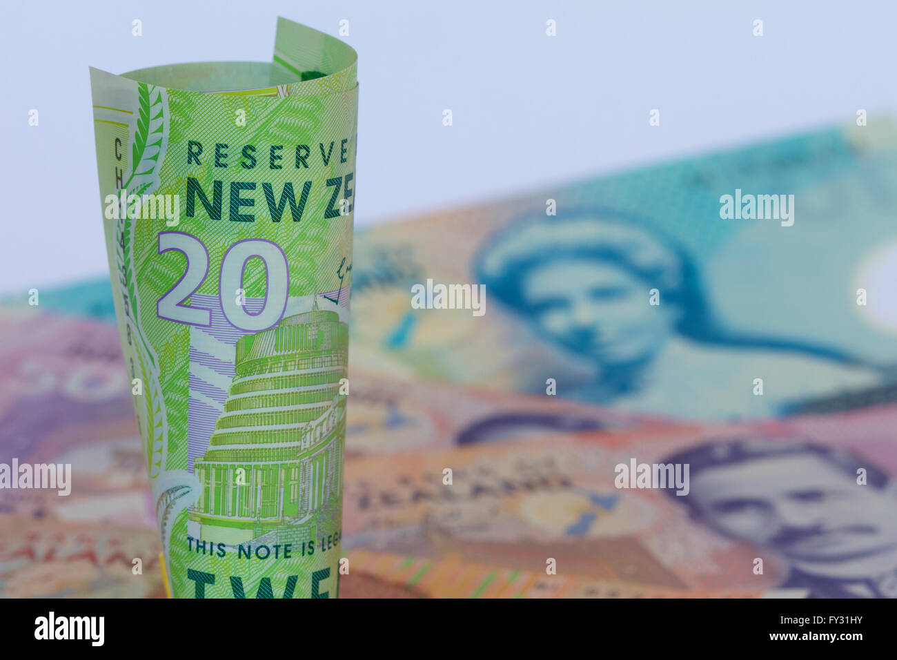New zealand 20 dollar note hi-res stock photography and images - Alamy