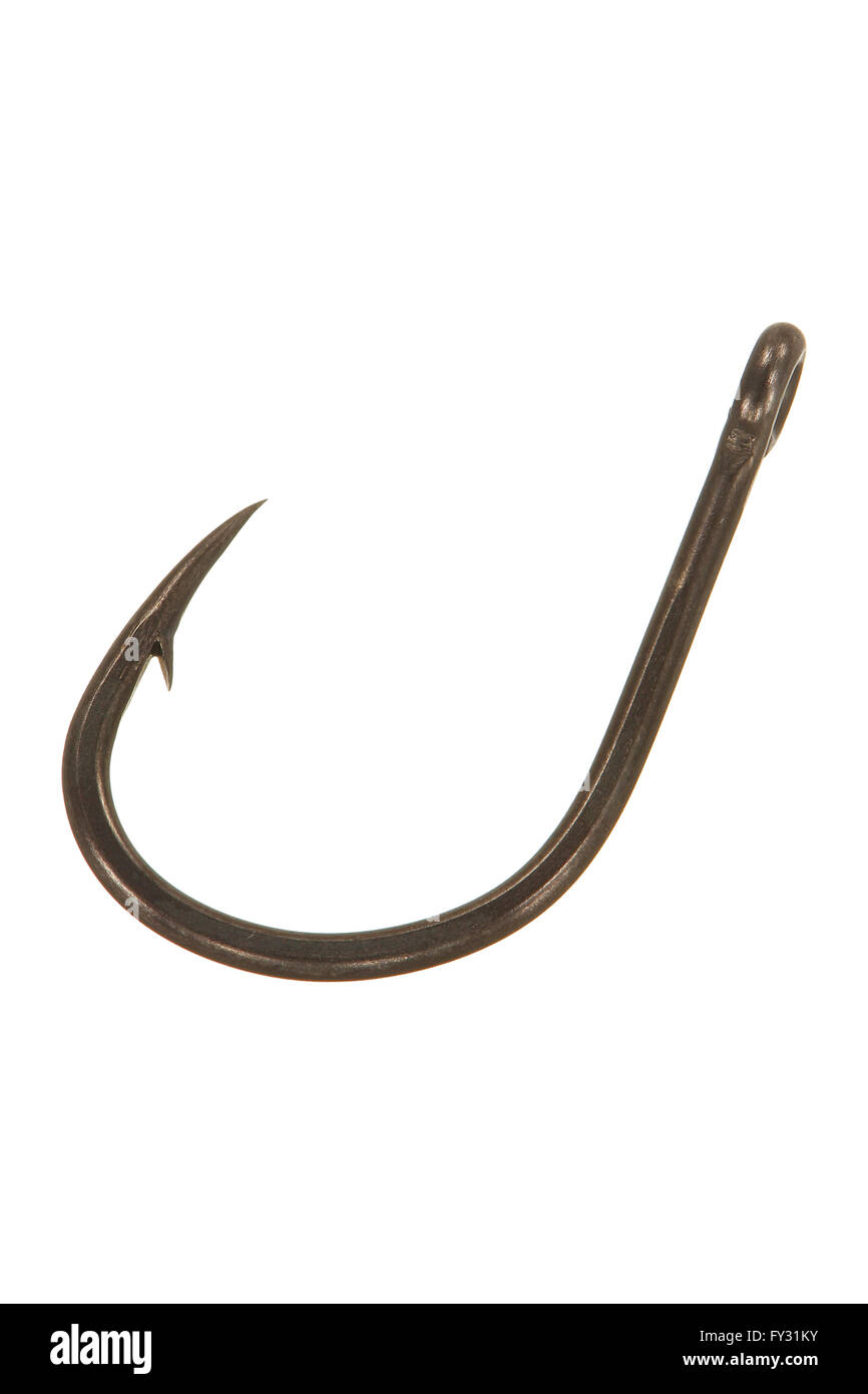 Fishing iron hooks Stock Photo - Alamy