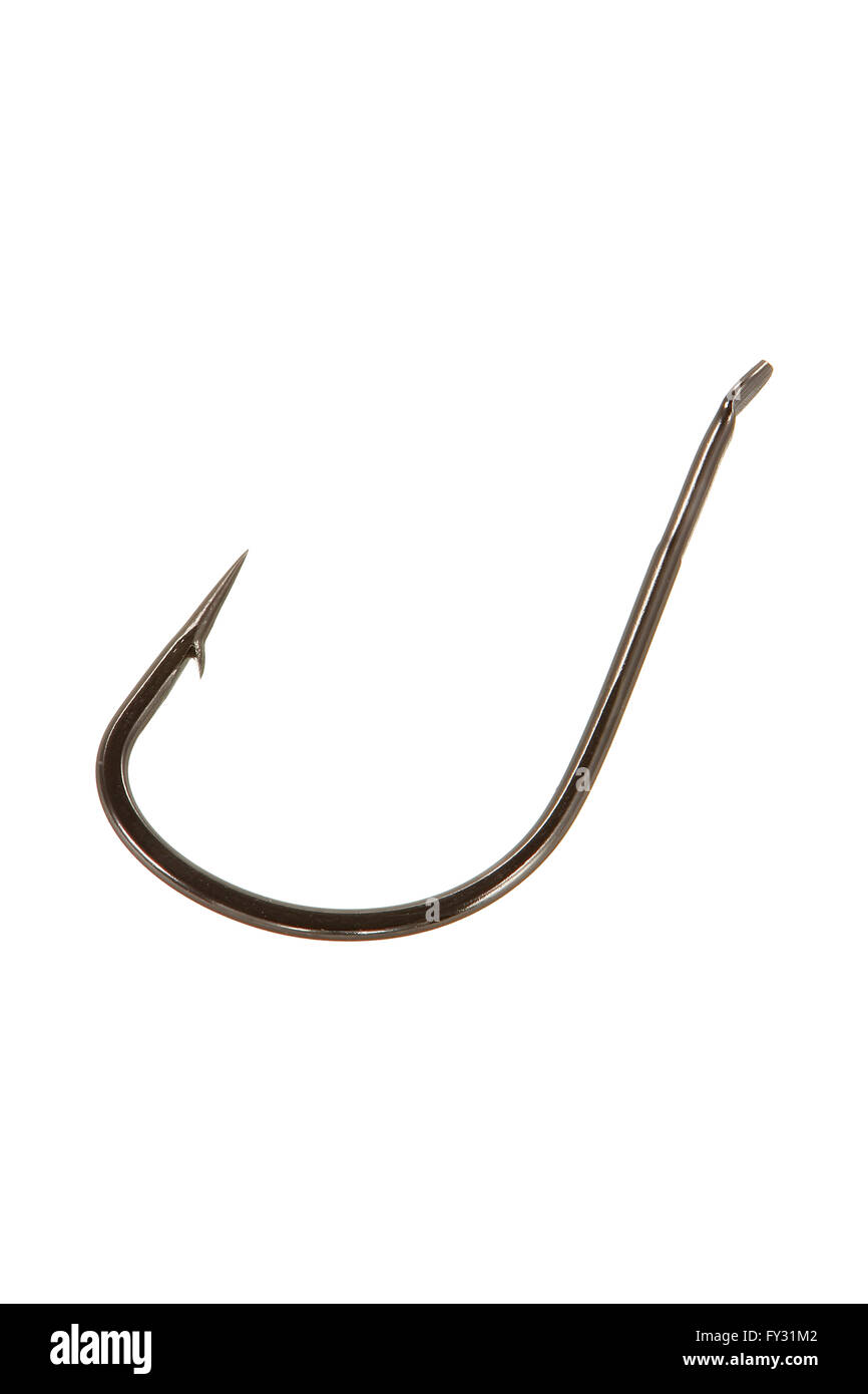 Fishing iron hooks Stock Photo - Alamy
