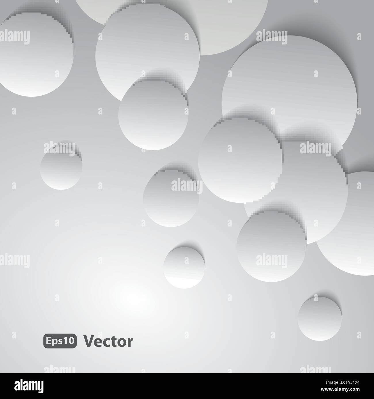 Circles with Drop Shadows Stock Vector Image & Art - Alamy