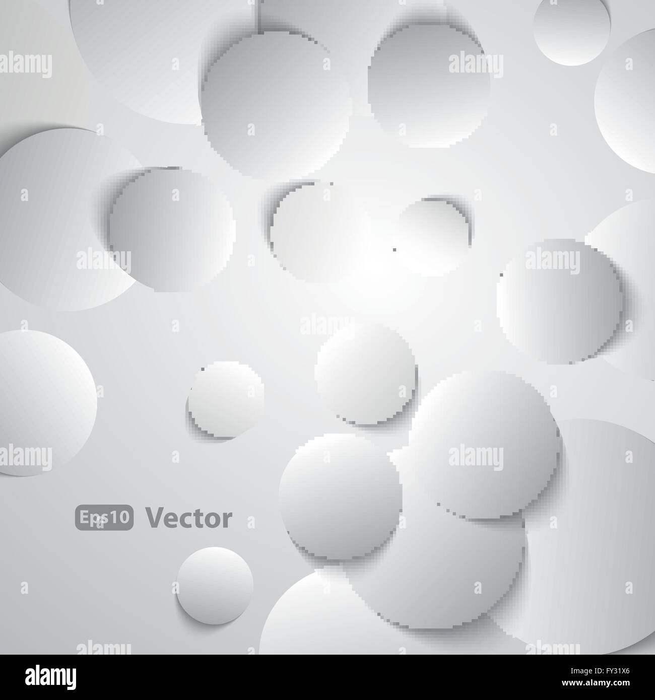 Circles with Drop Shadows Stock Vector Image & Art - Alamy