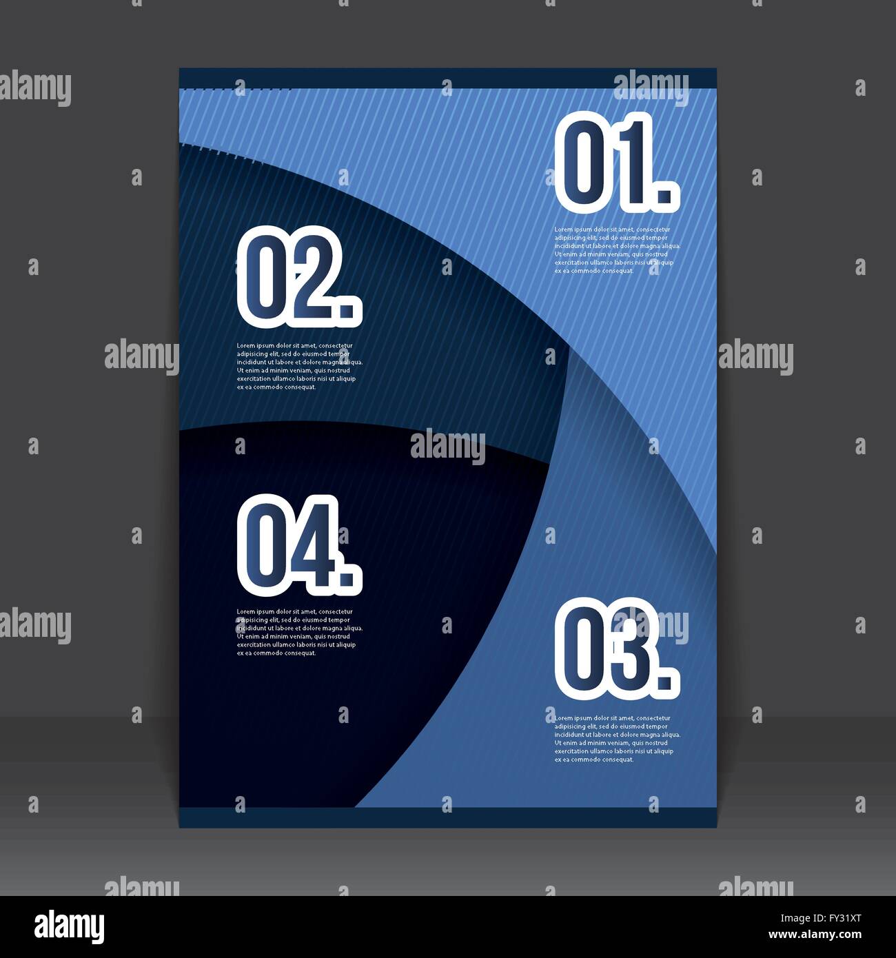 Flyer or Cover Design with Numbers Stock Vector Image & Art - Alamy